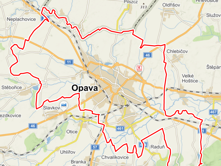 Ptáme se za vás: Kde jsou hranice okresu Opava? - Statutární město Opava