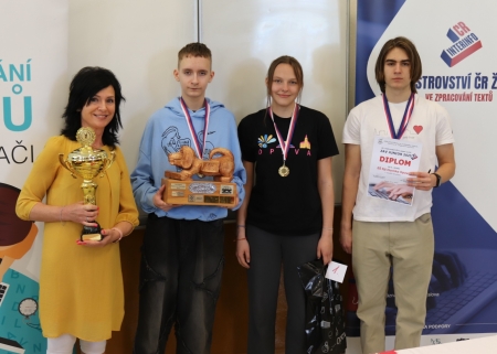 Písaři ZŠ Ilji Hurníka jsou potřetí mistry ČR - Statutární město Opava